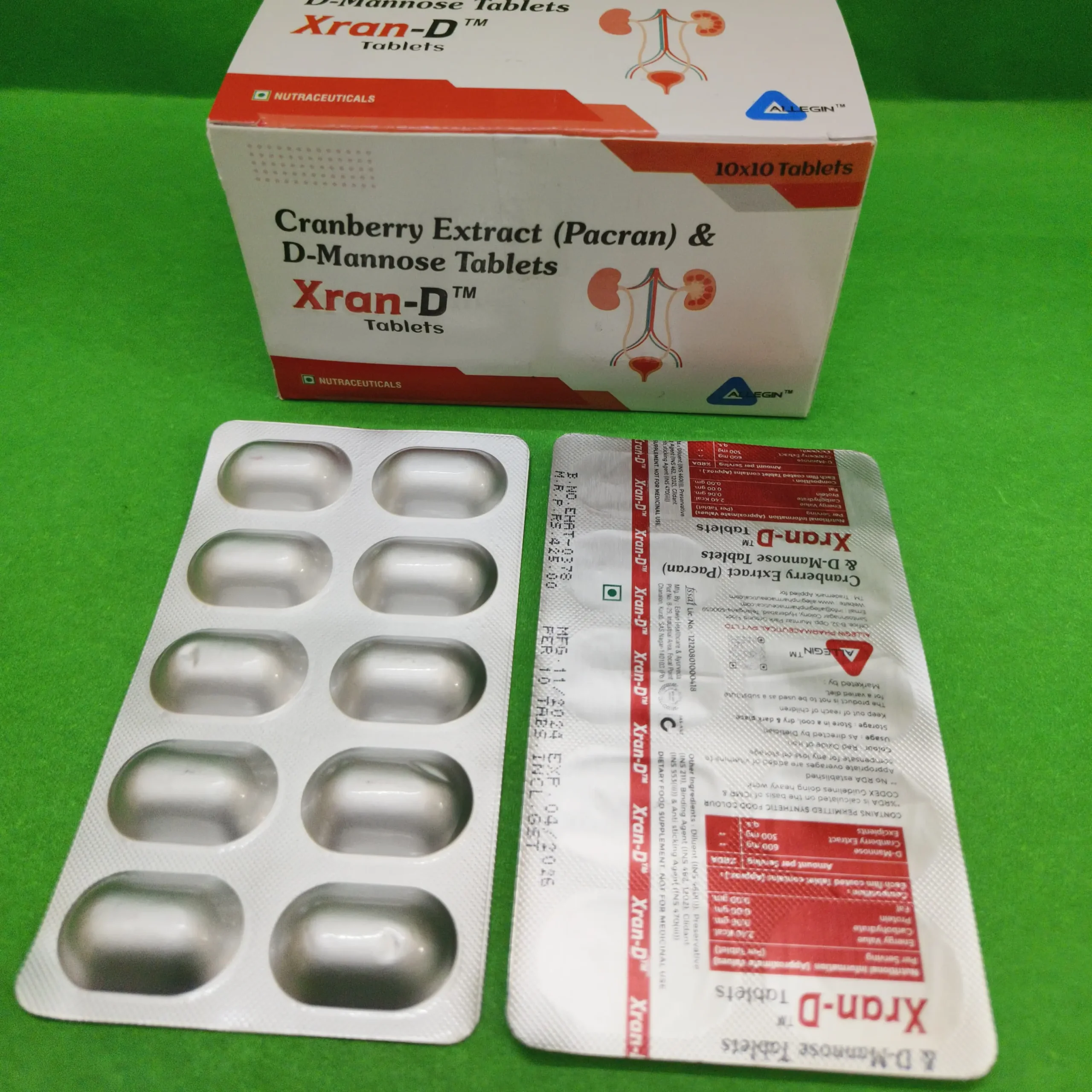 Xran-D: UTI Prevention & Urinary Health